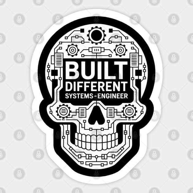 Engineer Skull Icons - Systems Engineering - Sticker | TeePublic